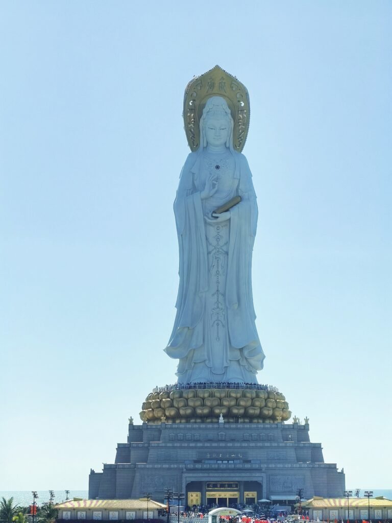 Majestic Guanyin Statue in Sanya, Hainan Island – A Symbol of Peace and ...